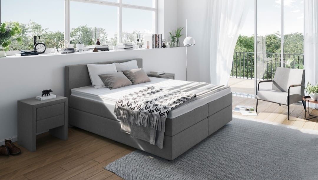 Boxspring Relax (Extra hoge instap) - Lengte maat 220 cm — BoxspringPlace